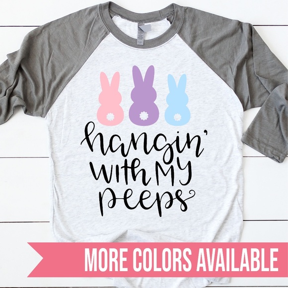 Tops | Hangin With My Peeps Teacher Mom Educator Easter | Poshmark